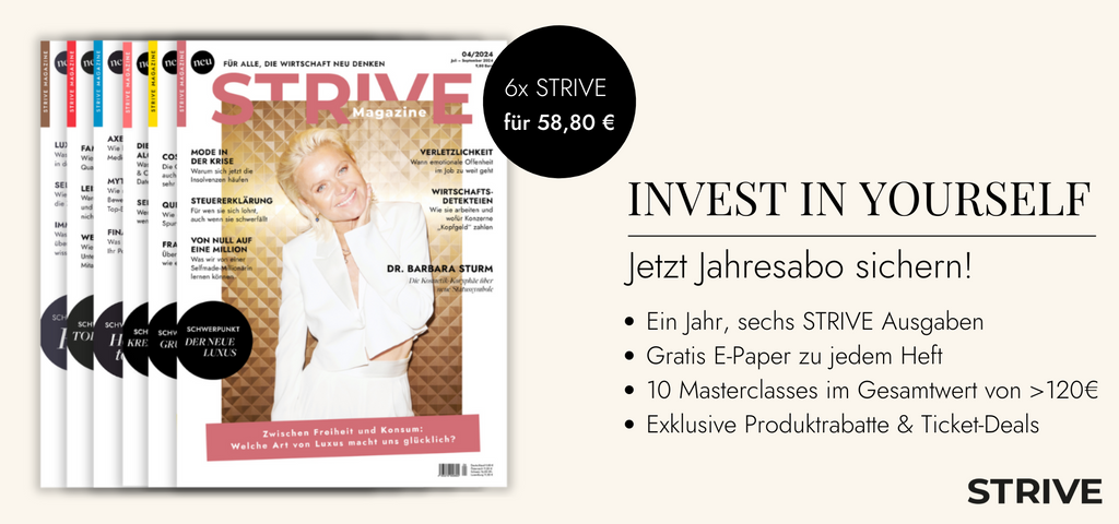 STRIVE Magazine: Female Empowerment in Wirtschaft & Karriere