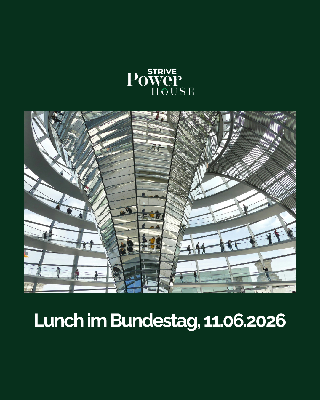 STRIVE POWERHOUSE | Event Lunch im Bundestag – STRIVE Magazine