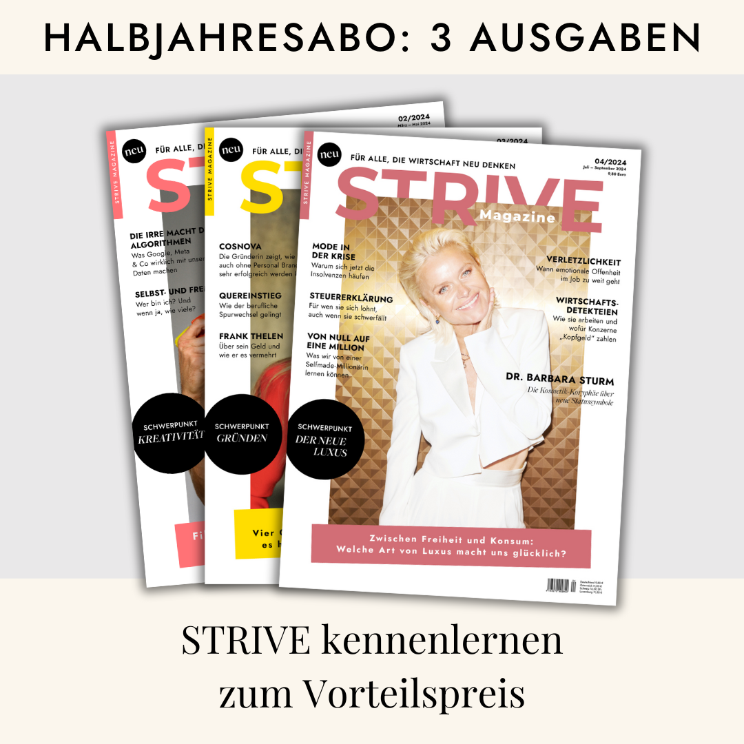 STRIVE-Halbjahresabo – STRIVE Magazine