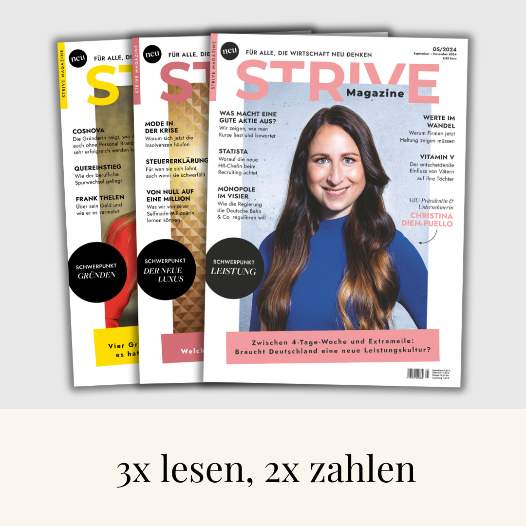 Halbjahresabo – STRIVE Magazine