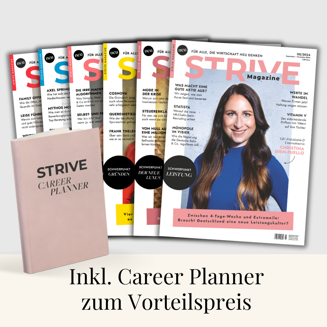 Jahresabo mit Career Planner – STRIVE Magazine